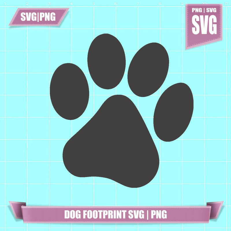 Dog Footprints - Etsy