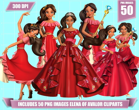 Elena of Avalor Clipart 50 Png Images Printable Elena of | Etsy