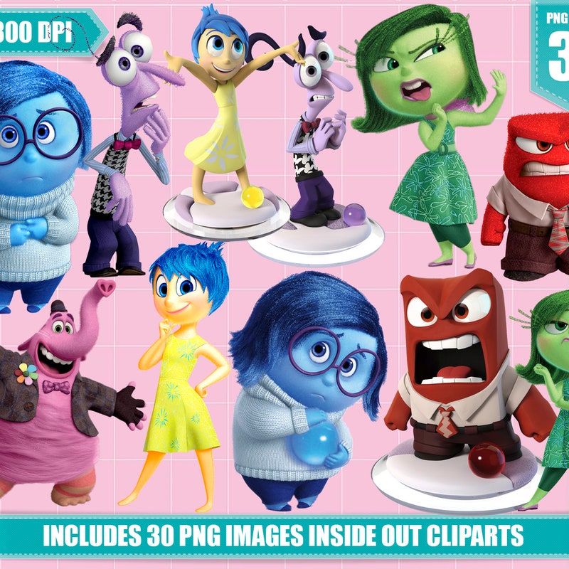 Inside Out Clip Art - Etsy