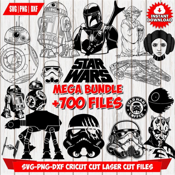 Starwars Outlines - Etsy