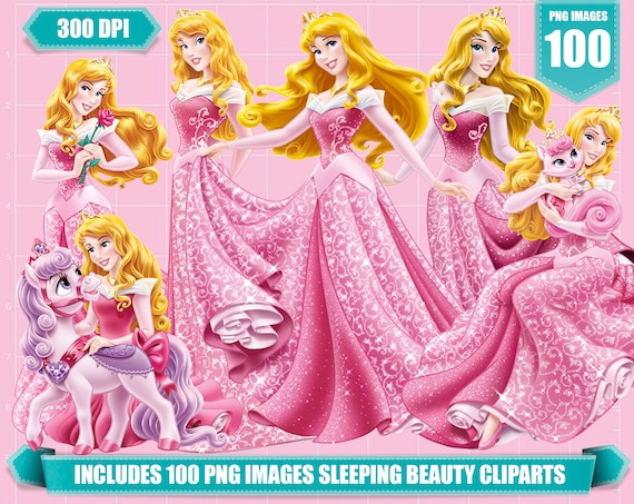 Sleeping Beauty Clipart Png Images Sleeping Birthday Party | Etsy