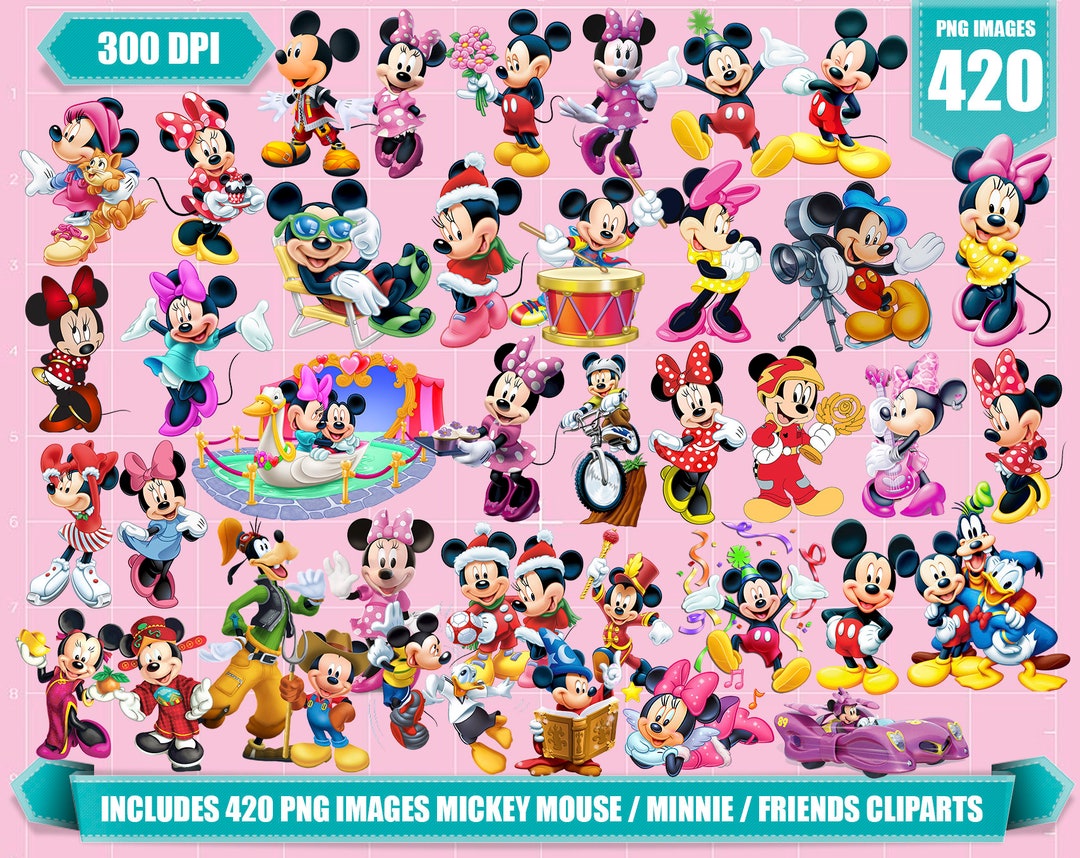 Mickey Mouse Clipart 420 Png Images, Printable Mickey Mouse Minnie ...