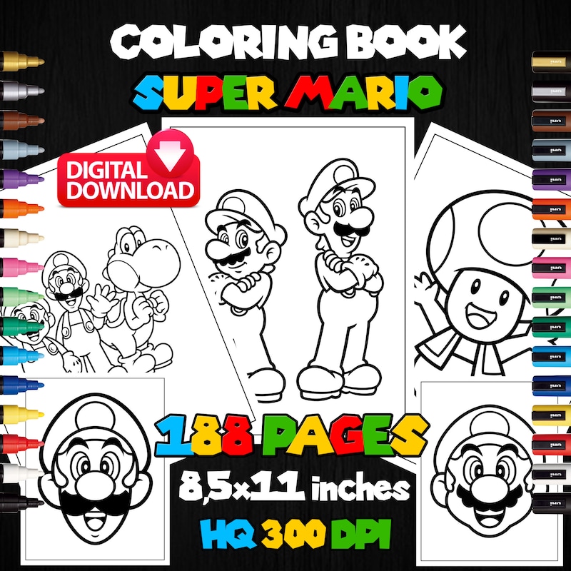 Super Mario Print - Etsy