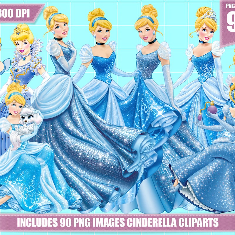 Cinderella Vector - Etsy