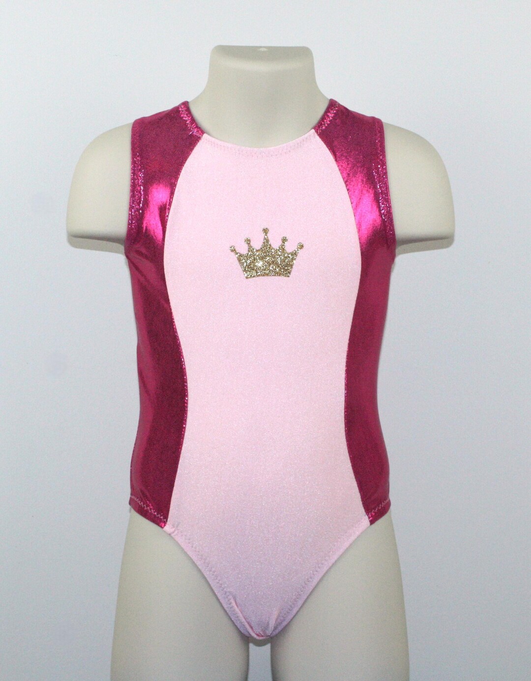 Pink Princess Gymnastics Leotard: Personalized Sparkle Leo - Etsy