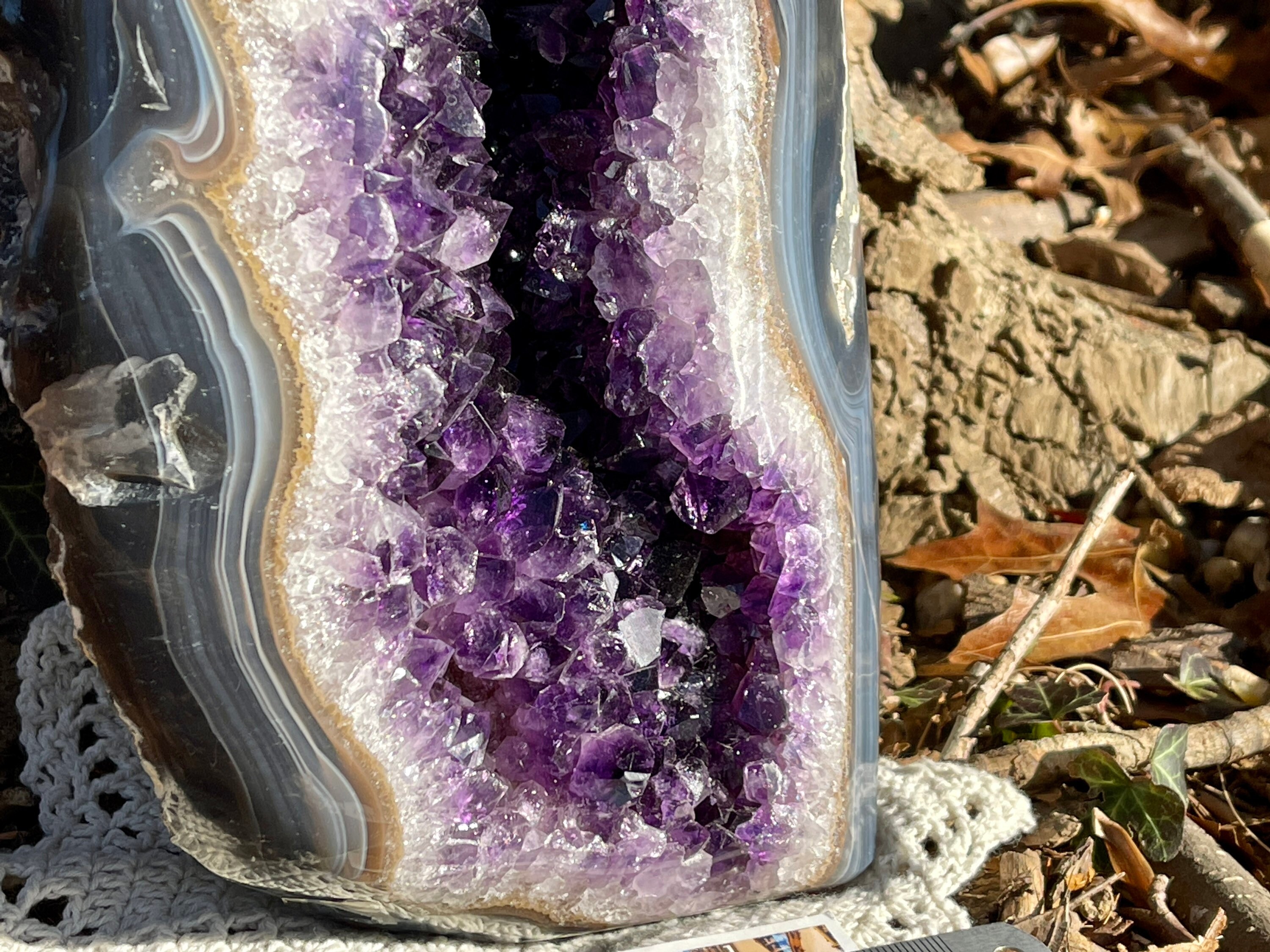 24LB Amethyst Flame Geode Amazing 15 Amethyst Large Purple | Etsy