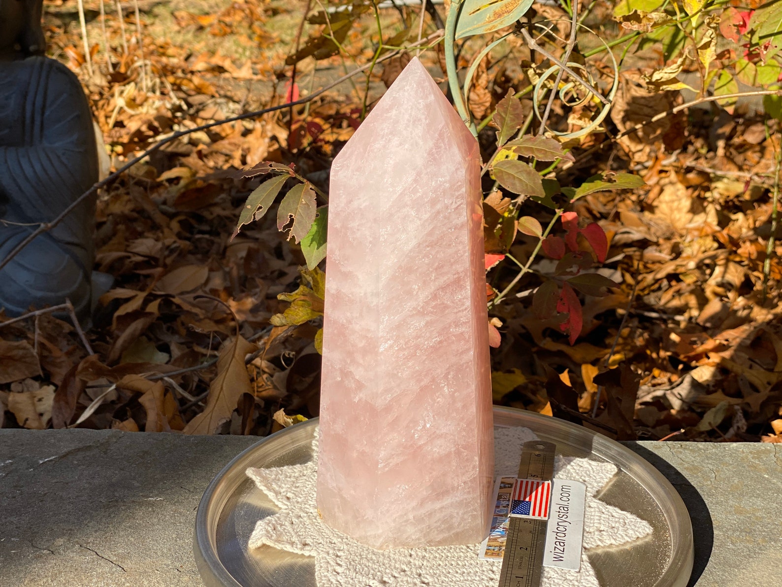 Rose Quartz point Crystal tower pink generator large pounds | Etsy