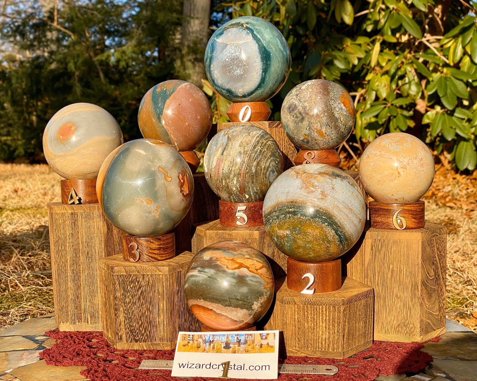 Jasper Spheres Crystal Ball Large Crystal Orb Ocean Jasper Ore | Etsy