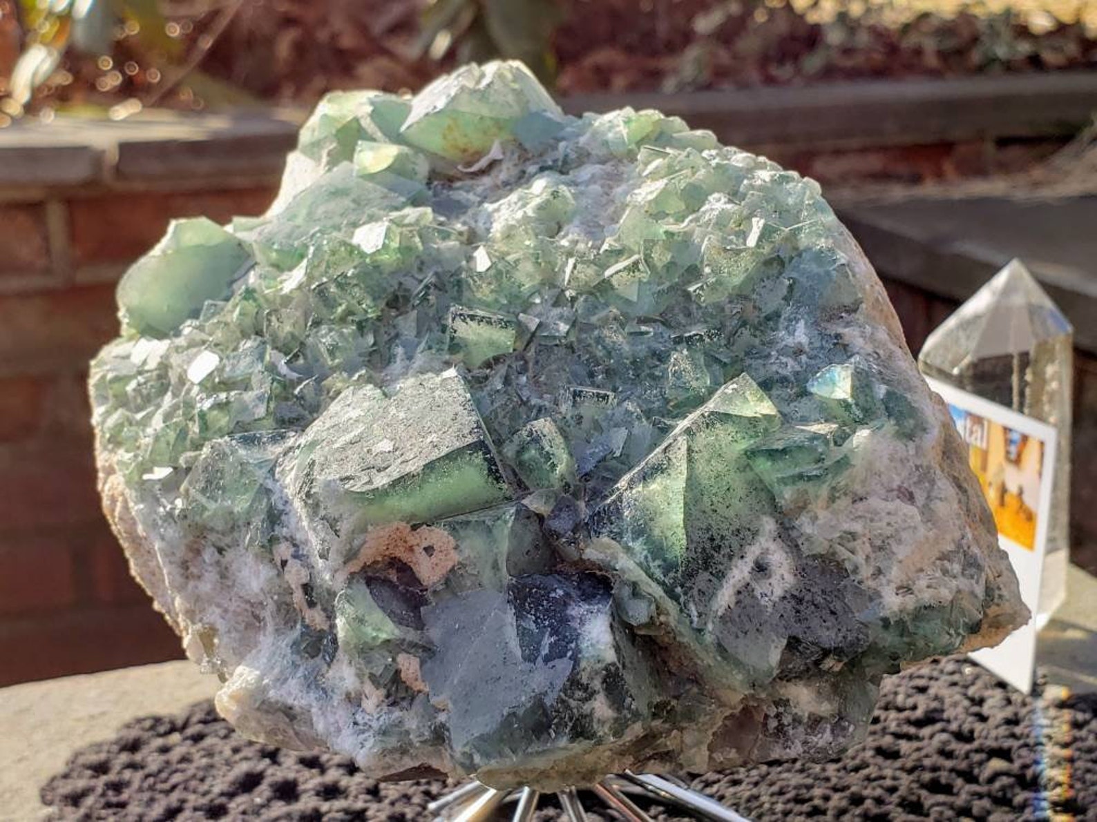 Fluorite Isometric Cube Large Naturally Formed Cubic Crystal 5.5 Inches ...