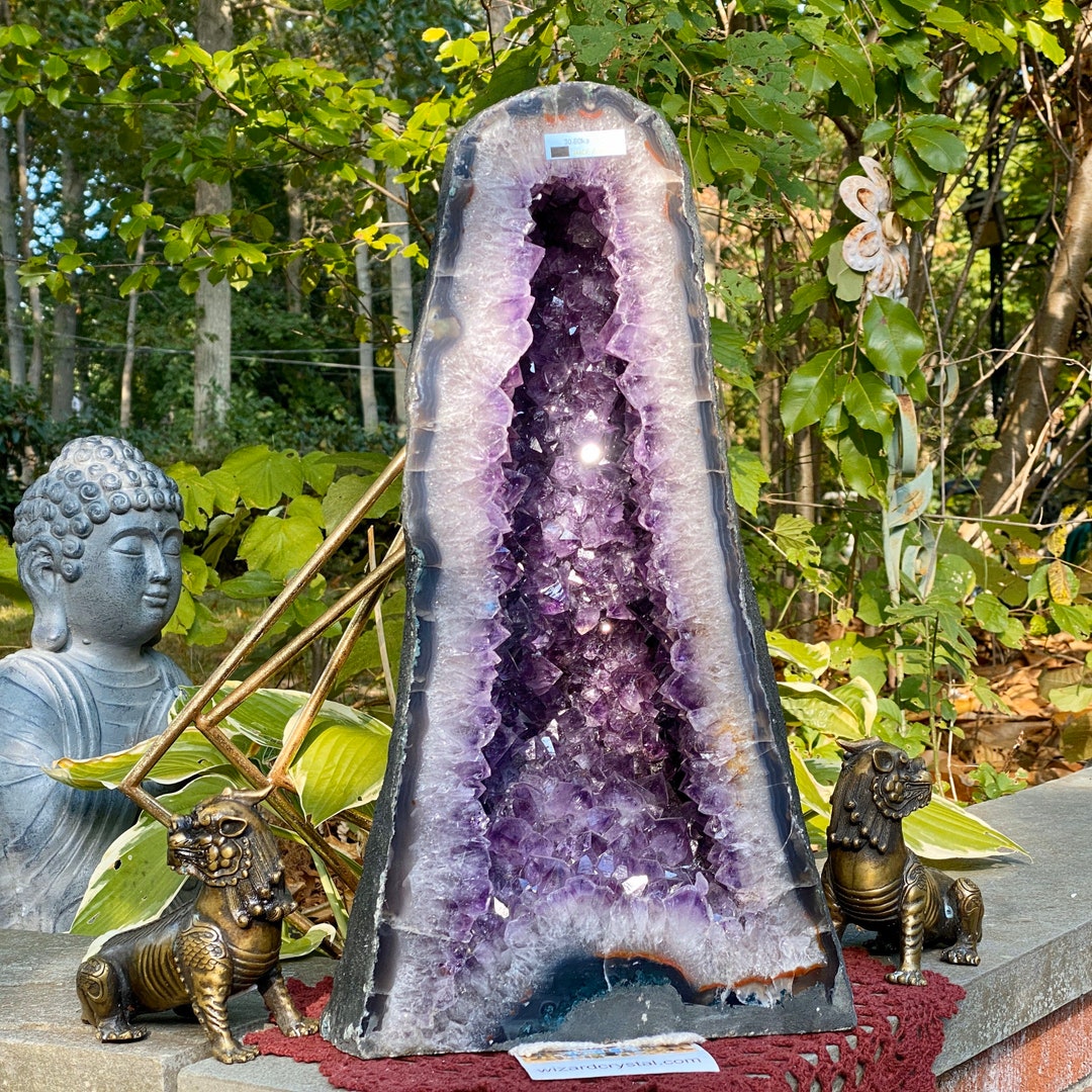 Huge Cathedral Amethyst 67LB Geode Amazing 18 Standing Amethyst Large ...