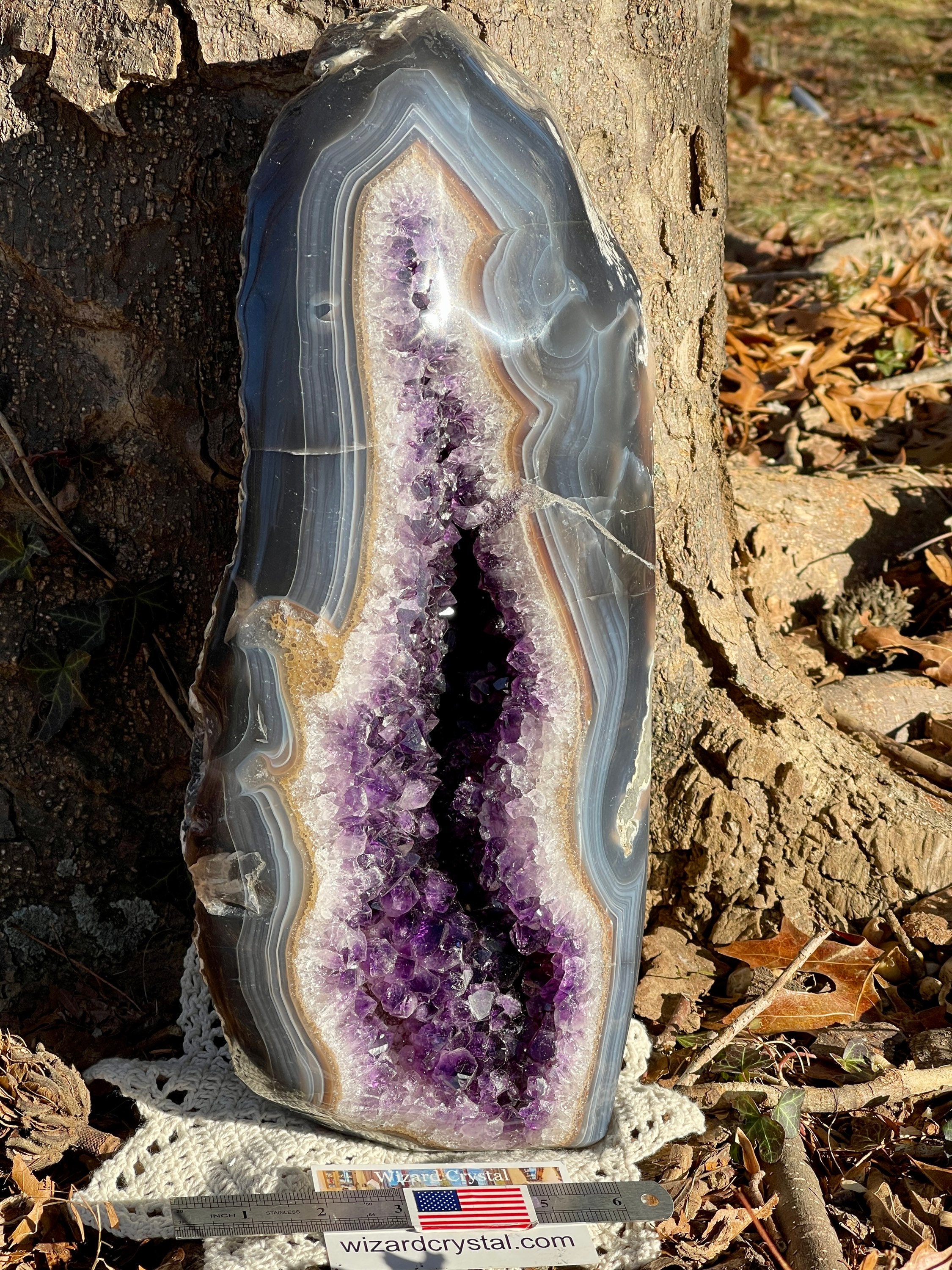24LB Amethyst Flame Geode Amazing 15 Amethyst Large Purple | Etsy
