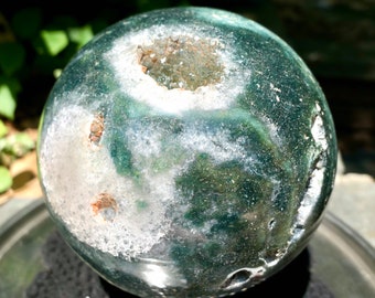 Jasper Spheres Crystal Ball Large Crystal Orb Ocean Jasper Ore | Etsy