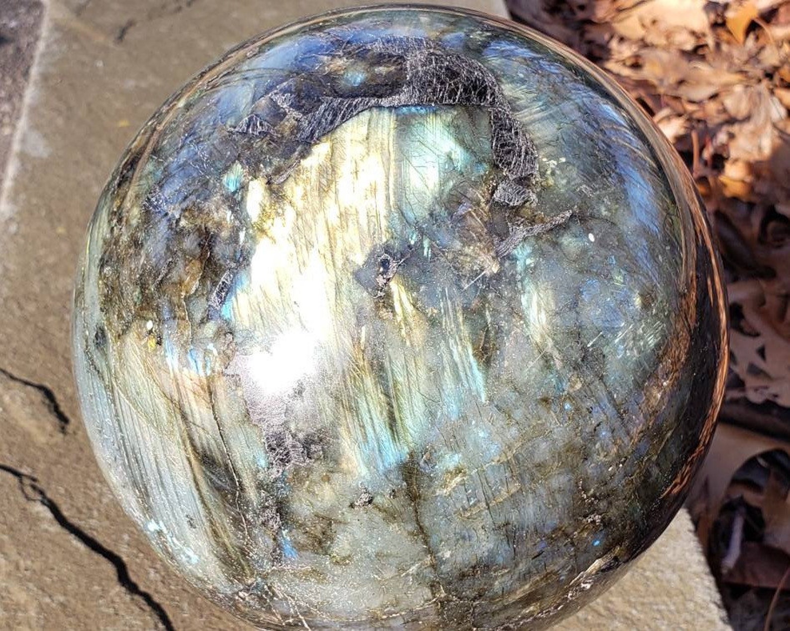 Labradorite Sphere 6 Ball Large Sphere Feldspar - Etsy