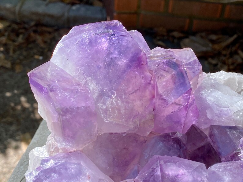 15lb Amethyst Geode Crystal Geodes XL Big Purple Crystals - Etsy