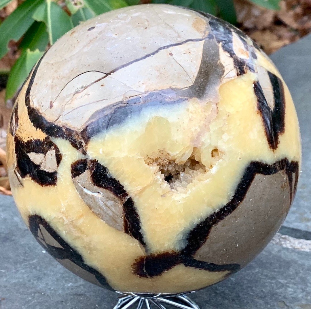 10LB Dragon Stone Septarian Sphere 5.7 Inches Crystal Ball XXL Large ...