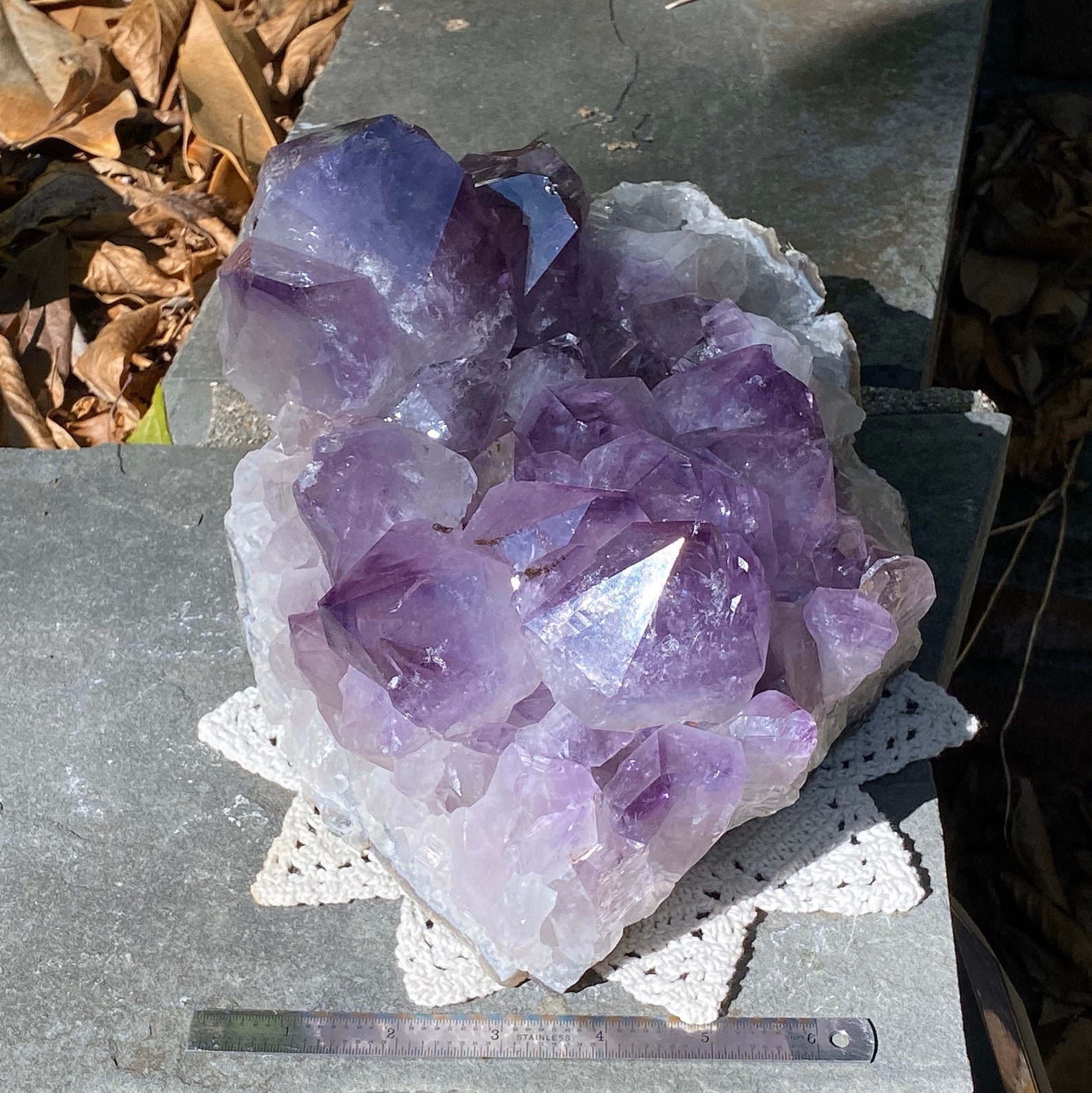 15lb Amethyst Geode Crystal Geodes XL Big Purple Crystals - Etsy