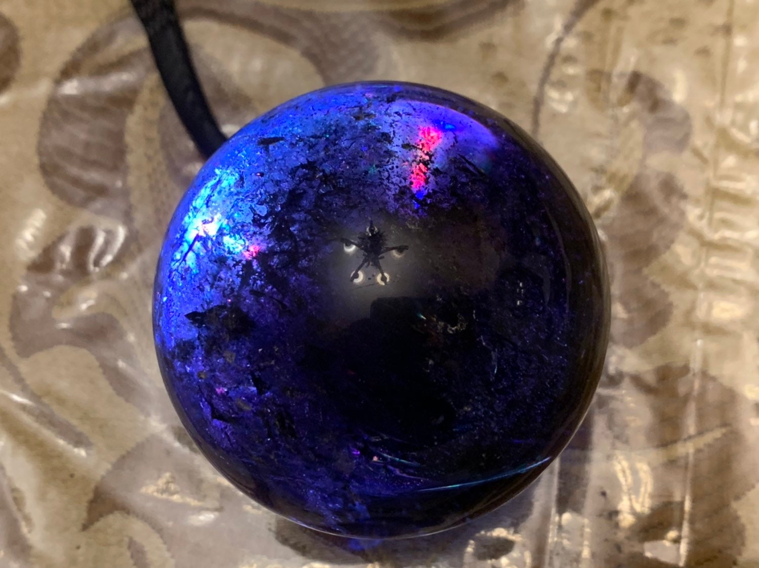 2.3 Smoky Quartz sphere with rainbow .66 LB ball Light | Etsy