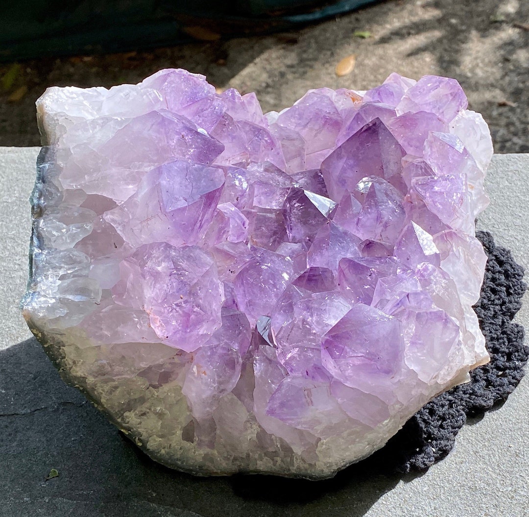 10lb Amethyst Geode Crystal Geodes XL Big Purple Crystals Crown Chakra ...