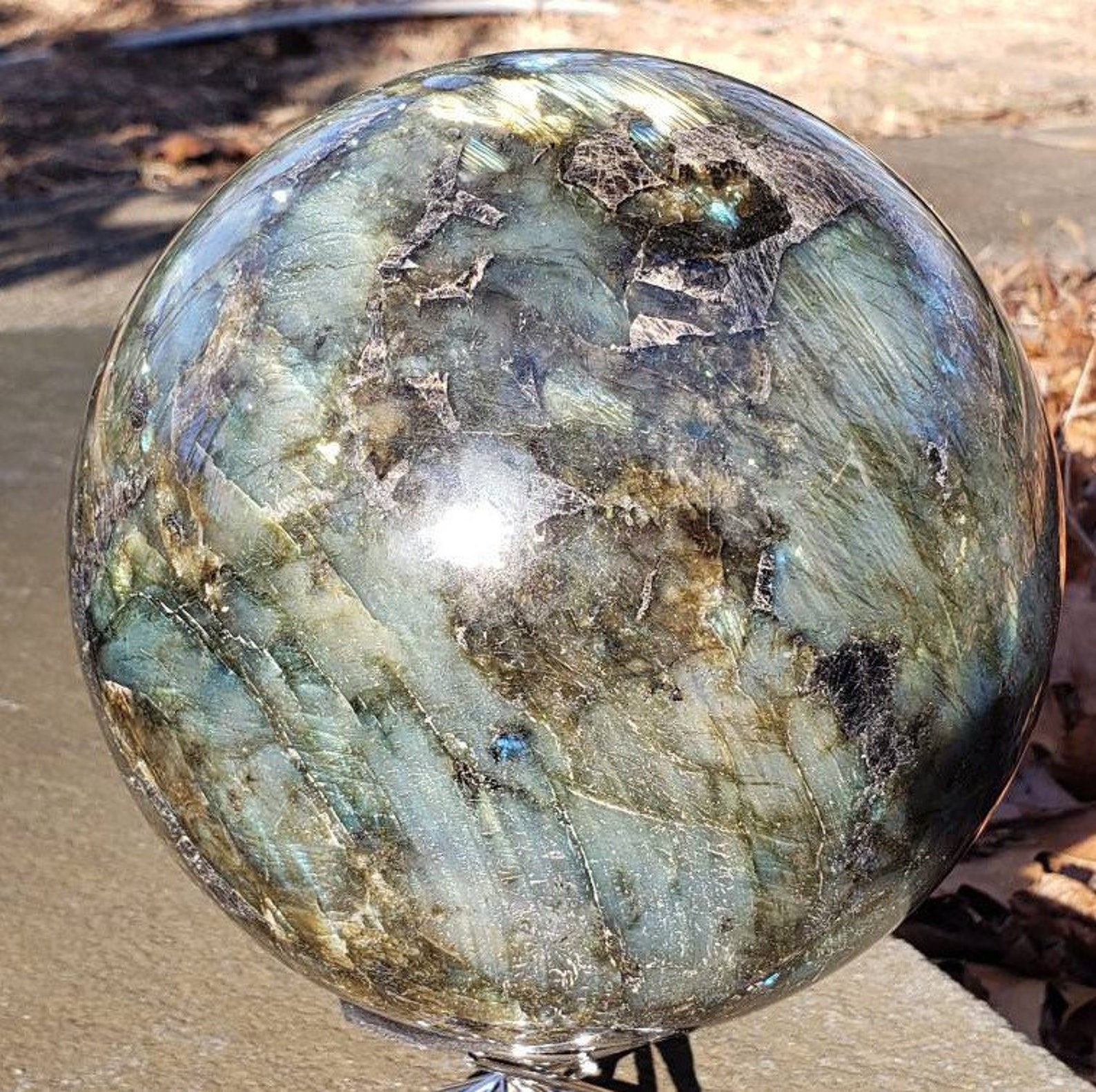 Labradorite Sphere 6 Ball Large Sphere Feldspar - Etsy