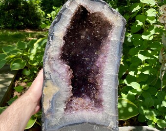 Huge Cathedral Amethyst 67LB Geode Amazing 18” Standing Amethyst Large ...