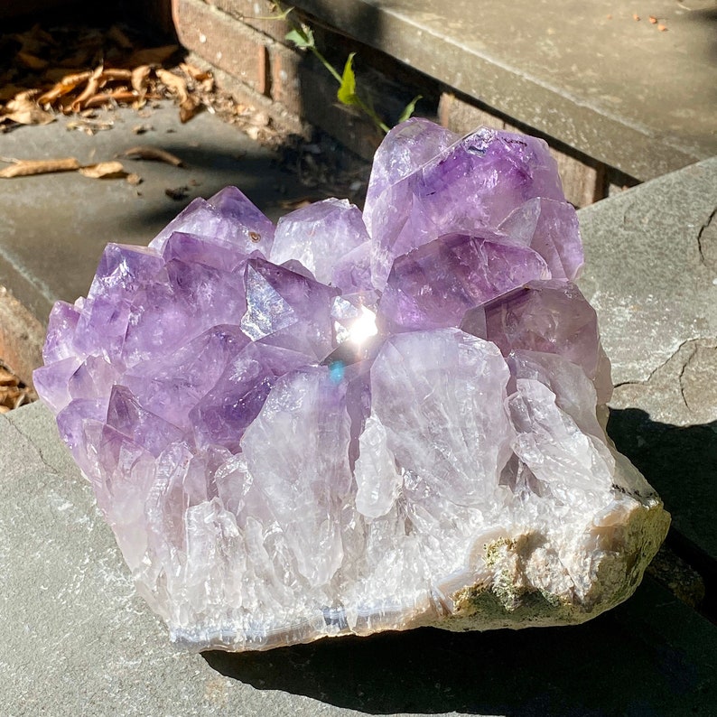 15lb Amethyst Geode Crystal Geodes XL Big Purple Crystals - Etsy
