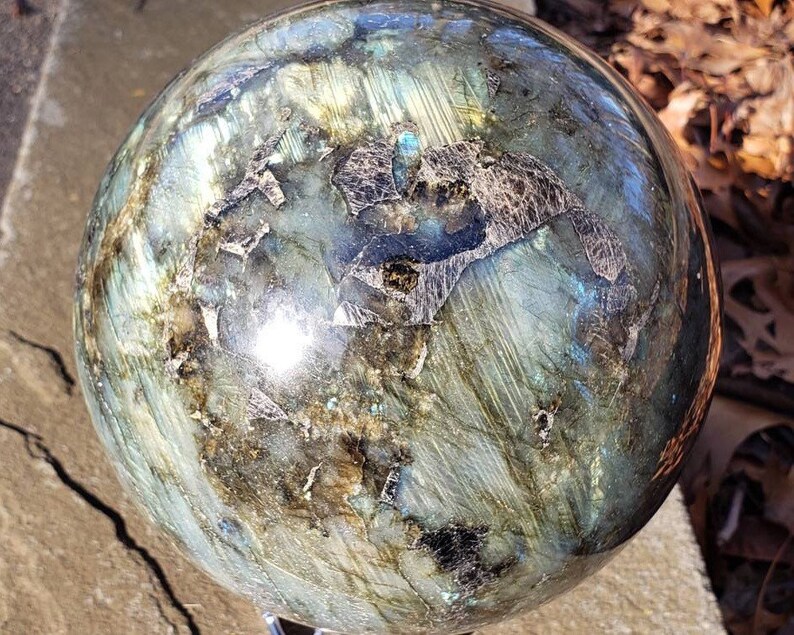 Labradorite Sphere 6 Ball Large Sphere Feldspar - Etsy
