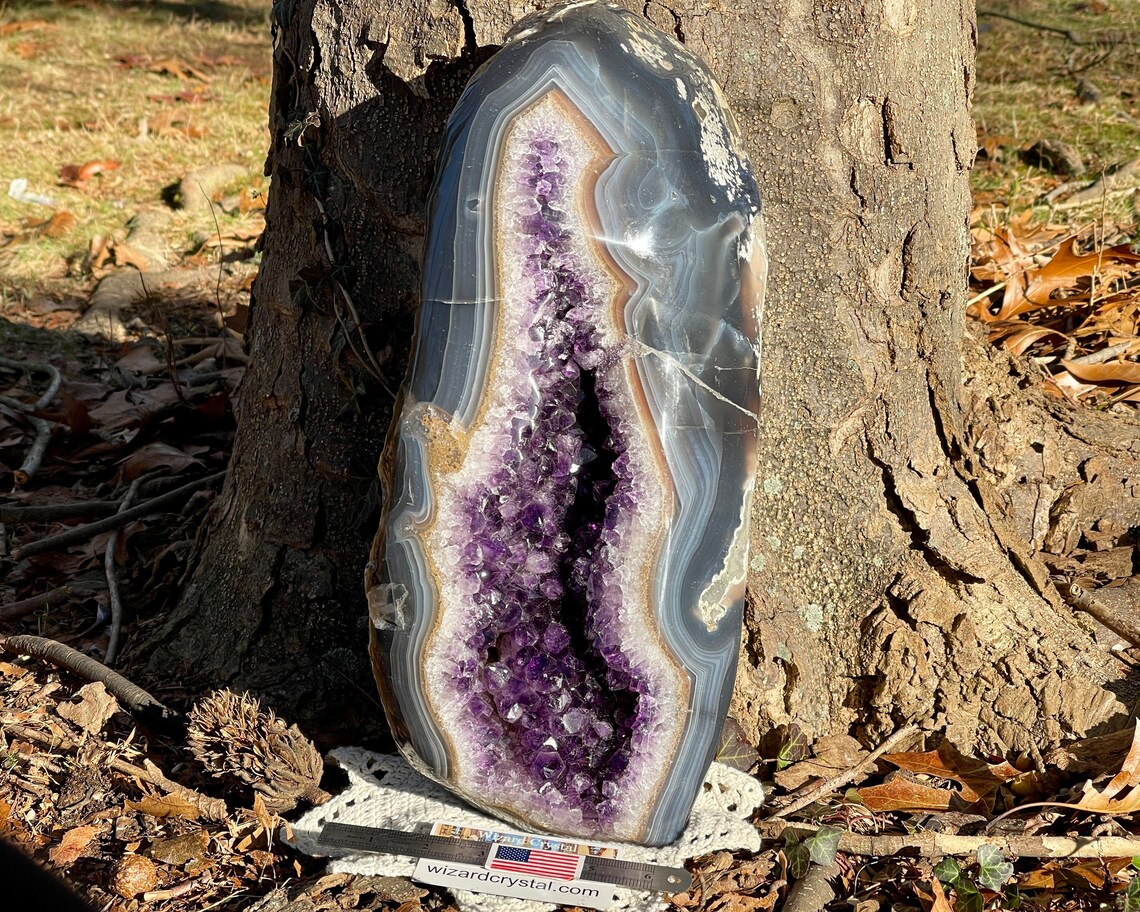 24LB Amethyst Flame Geode Amazing 15 Amethyst Large Purple | Etsy