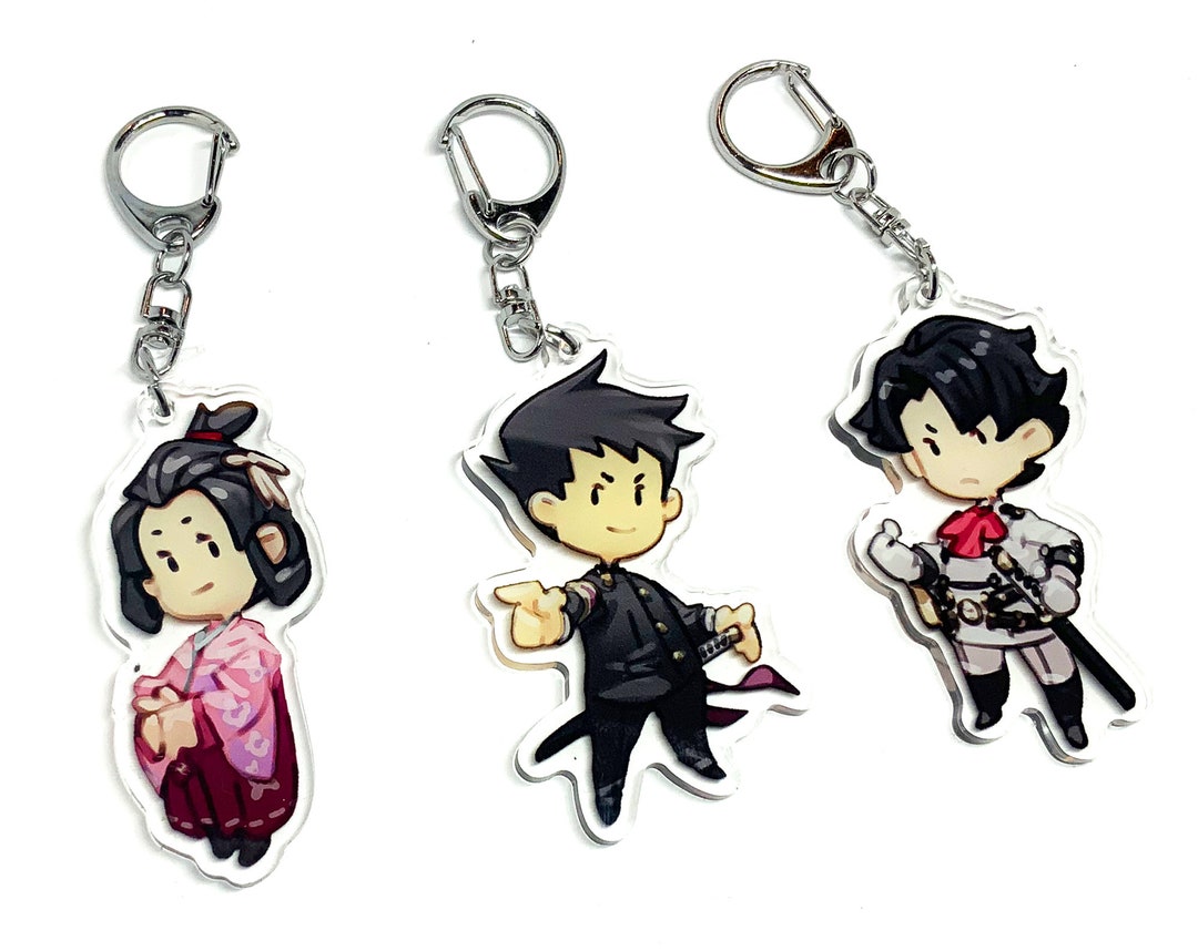 The Great Ace Attorney Acrylic Keychains - Etsy