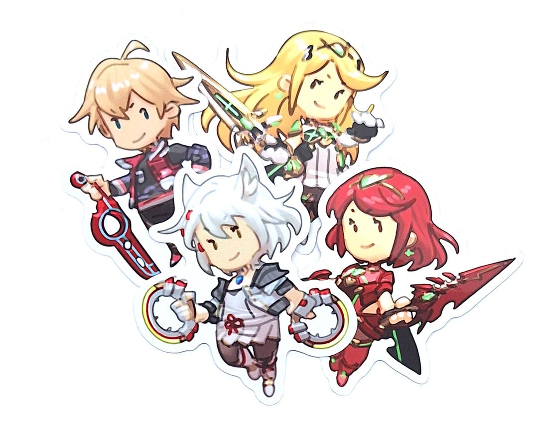 Xenoblade Chronicles Character Stickers - Etsy