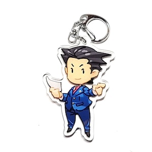 Ace Attorney Acrylic Keychains - Etsy