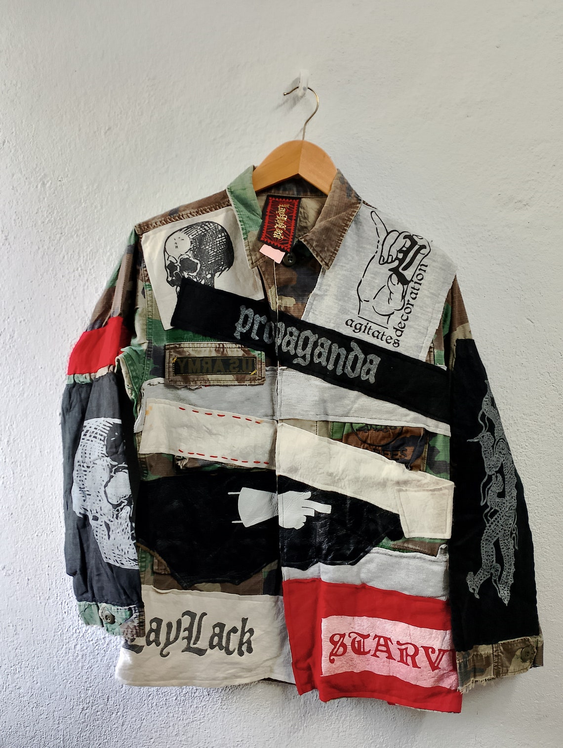 Vintage Custom Army Jacket by Lenylaylack Japan - Etsy