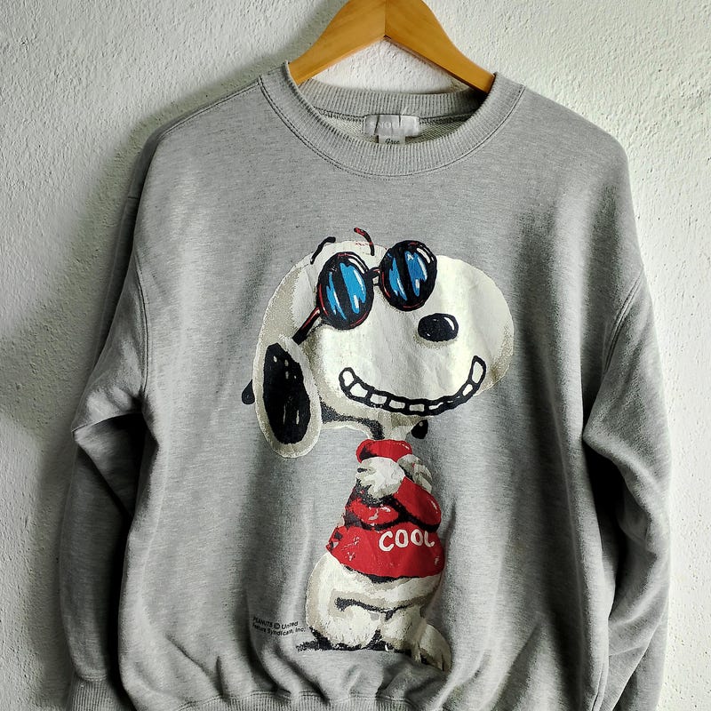 Snoopy Sweatshirt - Etsy