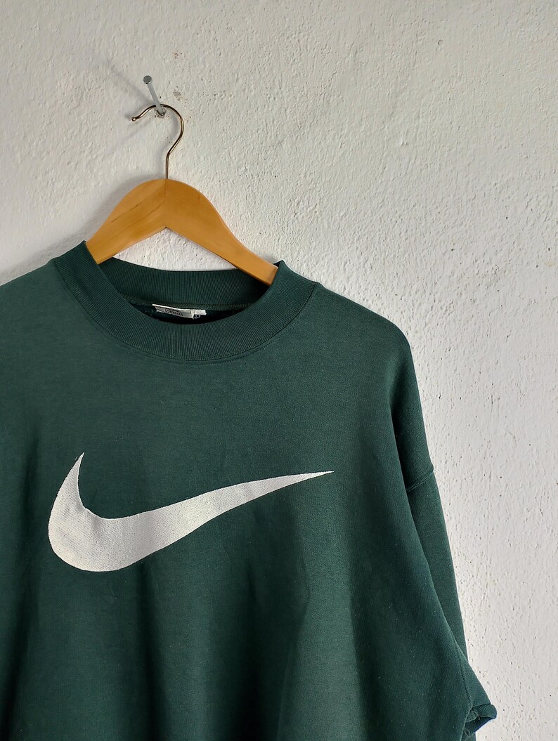 Vintage Nike Big Swoosh Crewneck Sweatshirt Large - Etsy