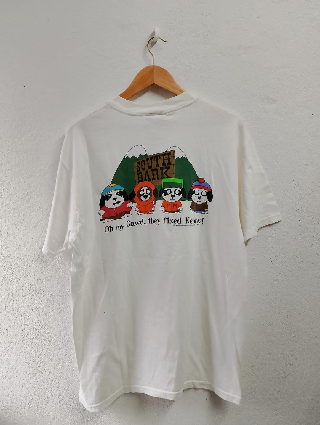 Vintage Big Dog South Bark T-shirt Large - Etsy