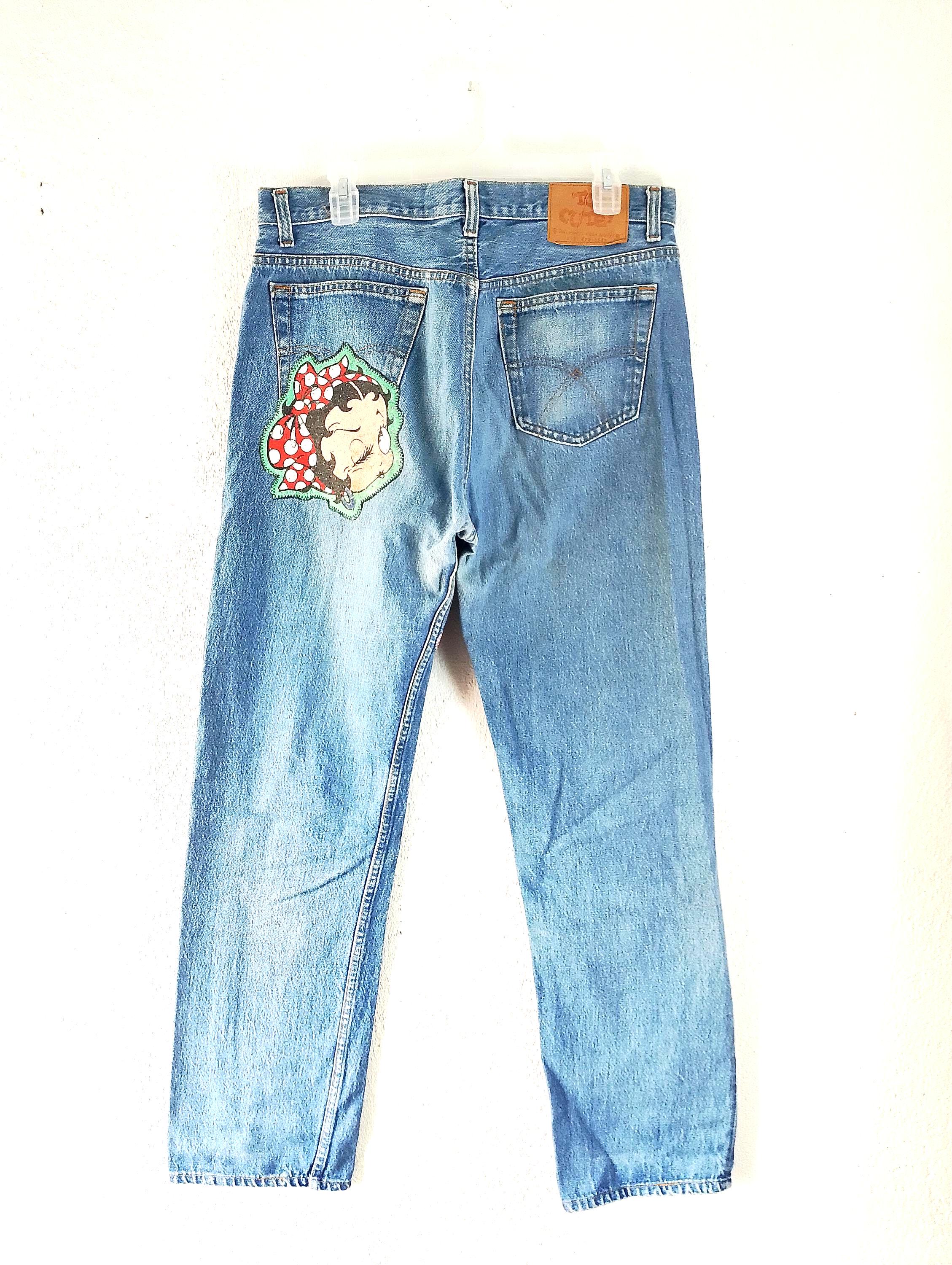 Vintage Betty Boop Jeans Size on 34' - Etsy