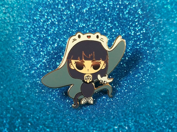 Stingray Turquoise Little Mermaid Enamel Pin seconds | Etsy