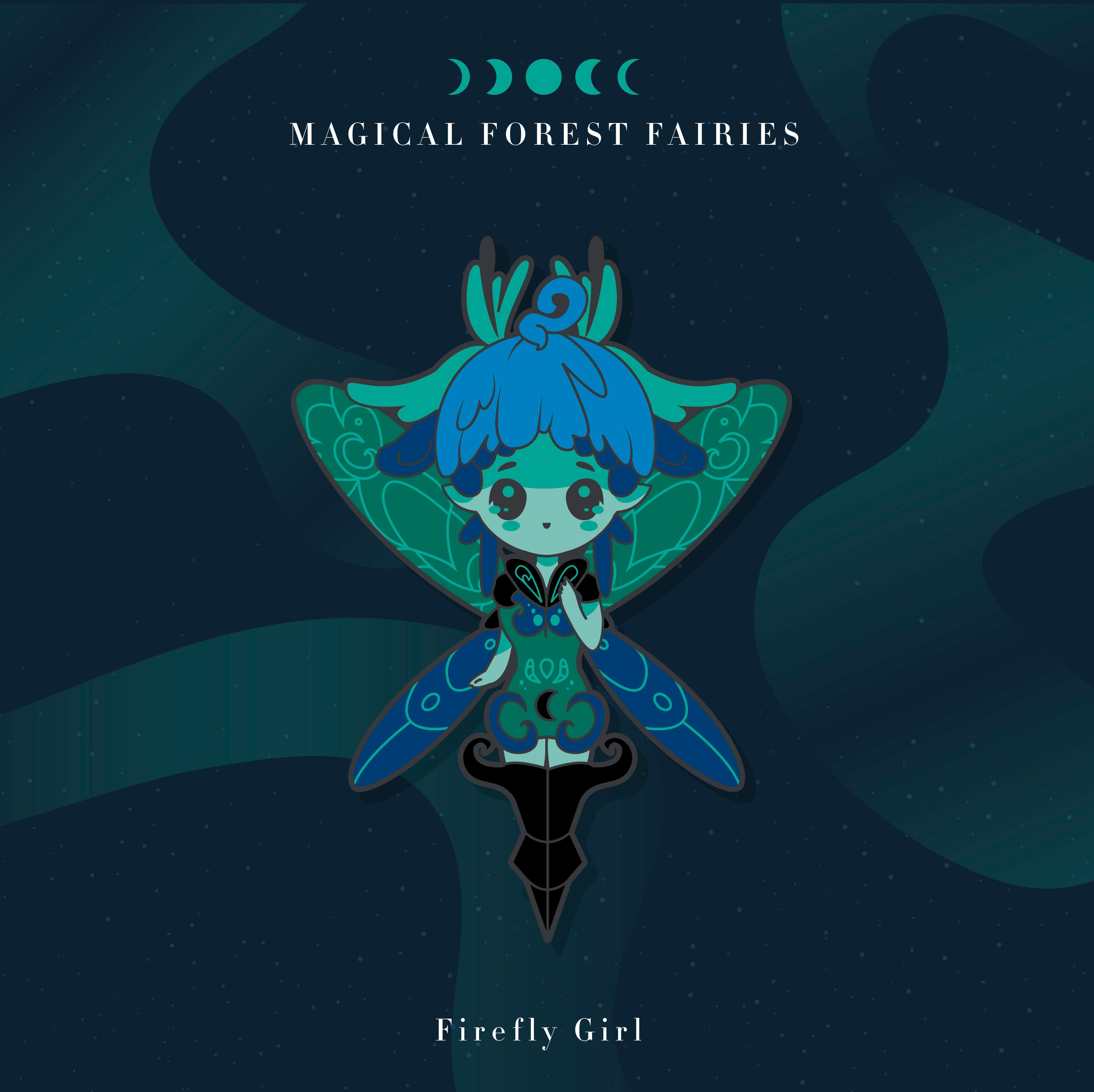 Firefly Girl Magical Forest Fairies Fantasy Enamel Pin - Etsy