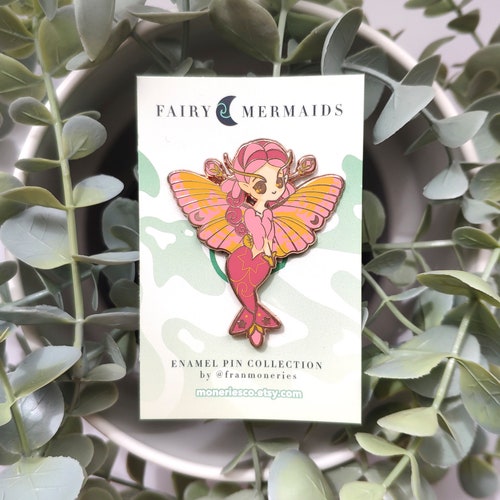 Equinox Fairy Mermaid Fantasy Enamel Pin - Etsy