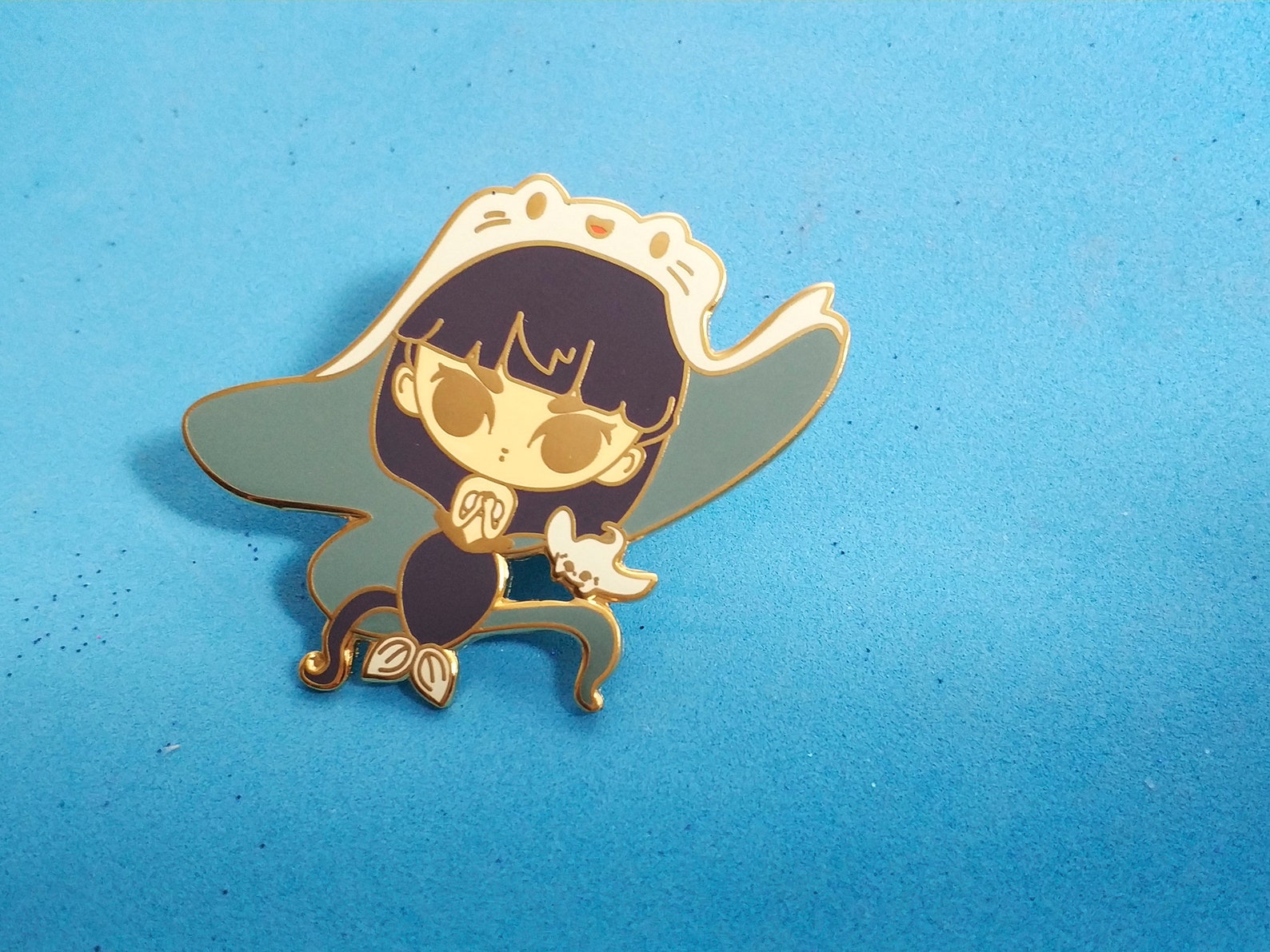 Stingray Turquoise Little Mermaid Enamel Pin seconds - Etsy