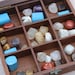 Acacia Wood Crystal Display Box | Glass Lid, Rock Collection Case - Etsy