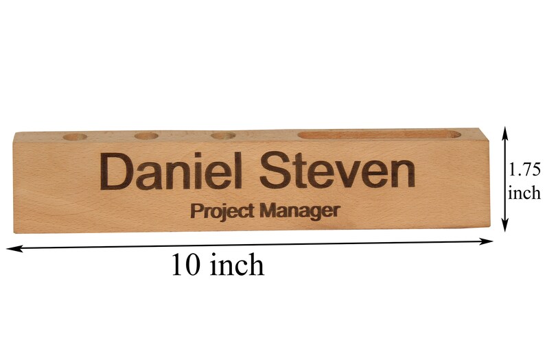 Personalize Desktop Name Plate for Office and Table Custom - Etsy