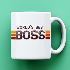 World's Best Boss Mug, Funny Office Mug, Cute Cup for Boss, the Office ...