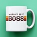 World's Best Boss Mug, Funny Office Mug, Cute Cup for Boss, the Office ...