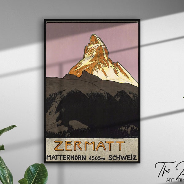 Matterhorn Zermatt Poster - Etsy