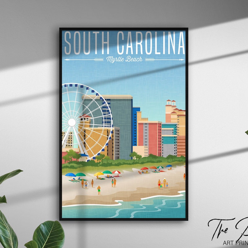 South Carolina Print - Etsy