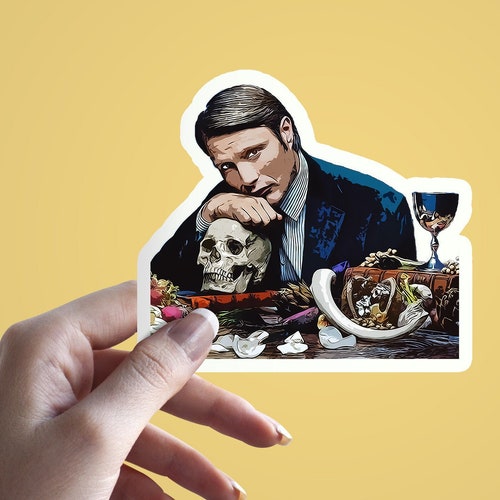 Eat the Rude Funny Sticker Hannibal Lecter Decal TV Show - Etsy