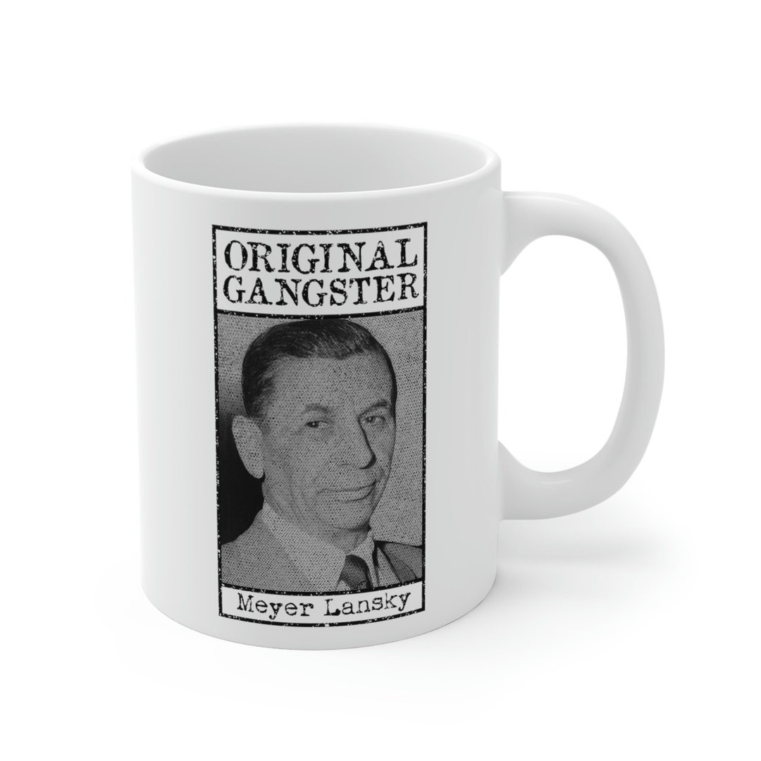 Meyer Lansky, Original Gangster Mug, Vintage Mobster Mug, Italian Mafia ...