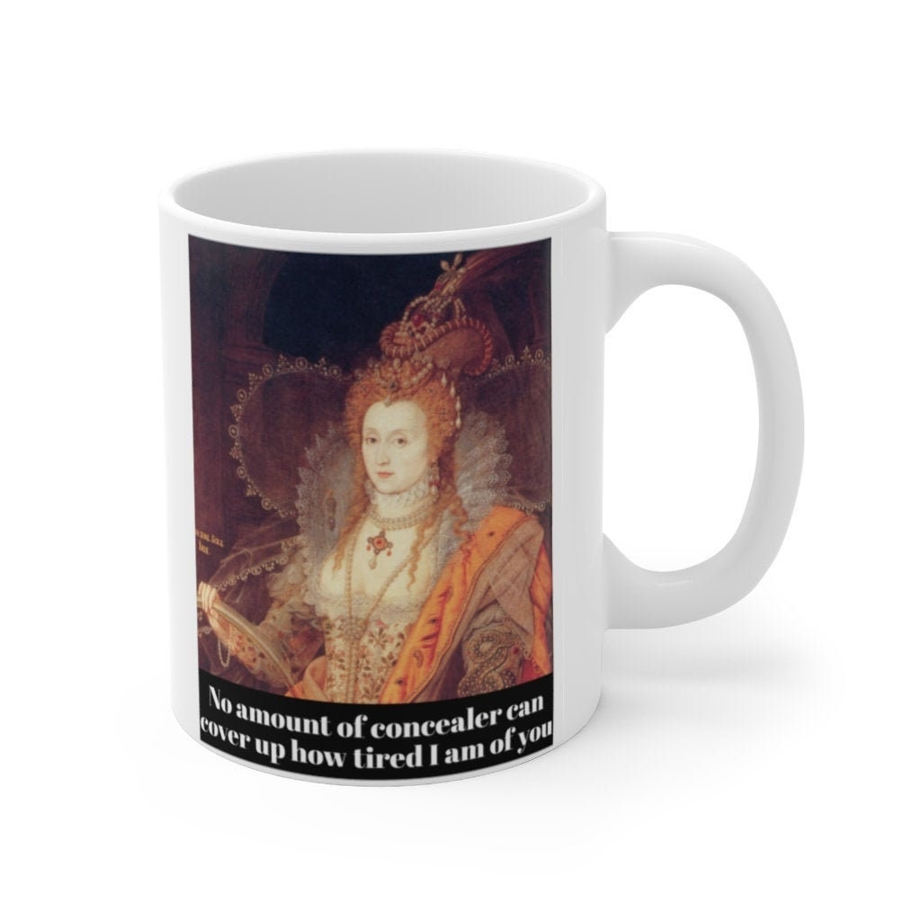 Cover up How Tired I Am of You Funny Art Meme Coffee Mug - Etsy