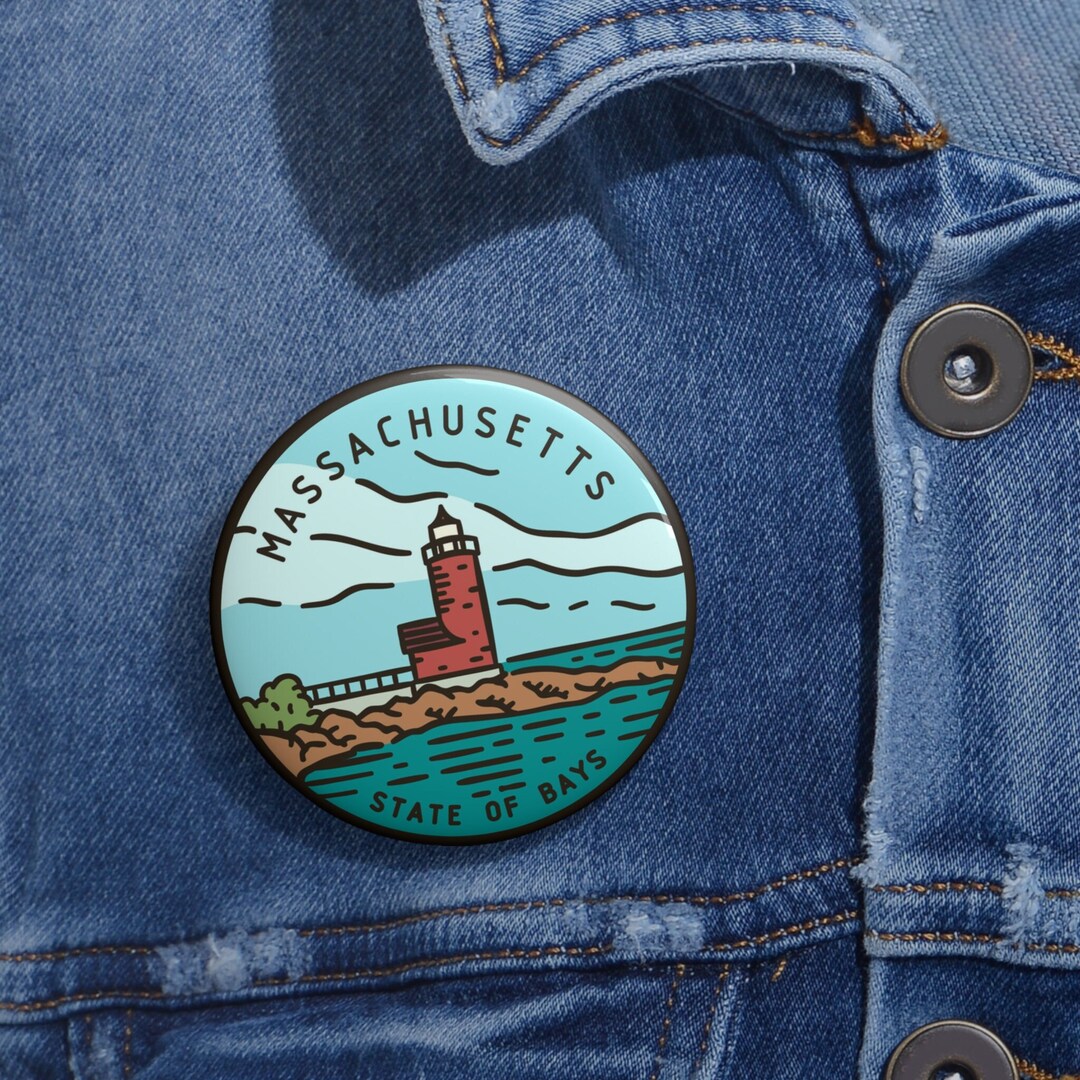 All US States Badges, Each State Travel Pin Button, Your State Travel ...