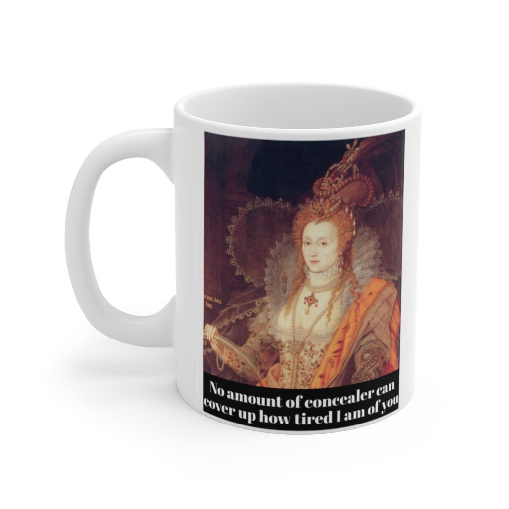 Cover up How Tired I Am of You Funny Art Meme Coffee Mug - Etsy